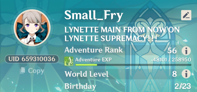 LYNETTE MAIN Genshin Impact | HoYoLAB