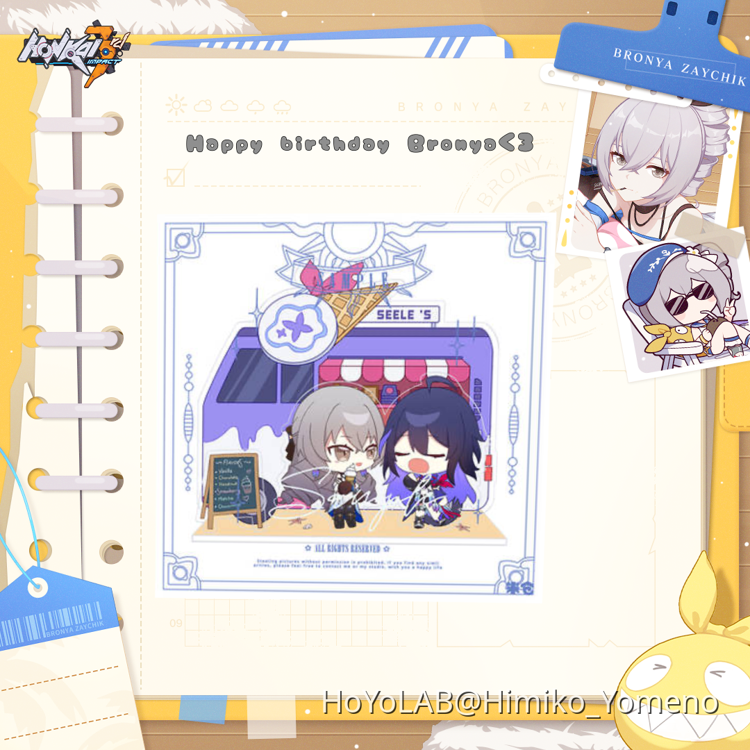 Happy birthday 🎂 Bronya🥳🥳 Honkai Impact 3rd | HoYoLAB