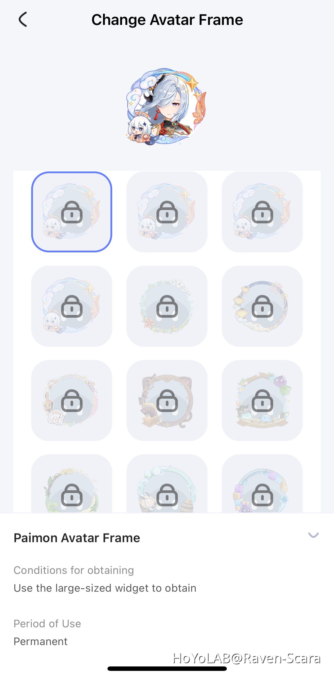 guys please help how do I obtain this permanent paimon frame??? Genshin ...