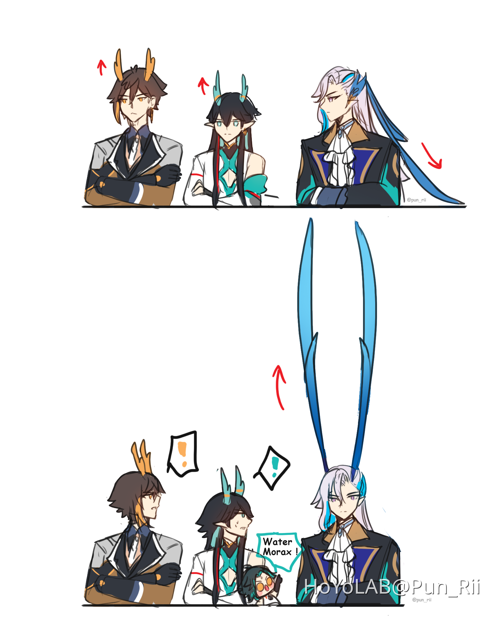 Neuvilett and others Genshin Impact | HoYoLAB