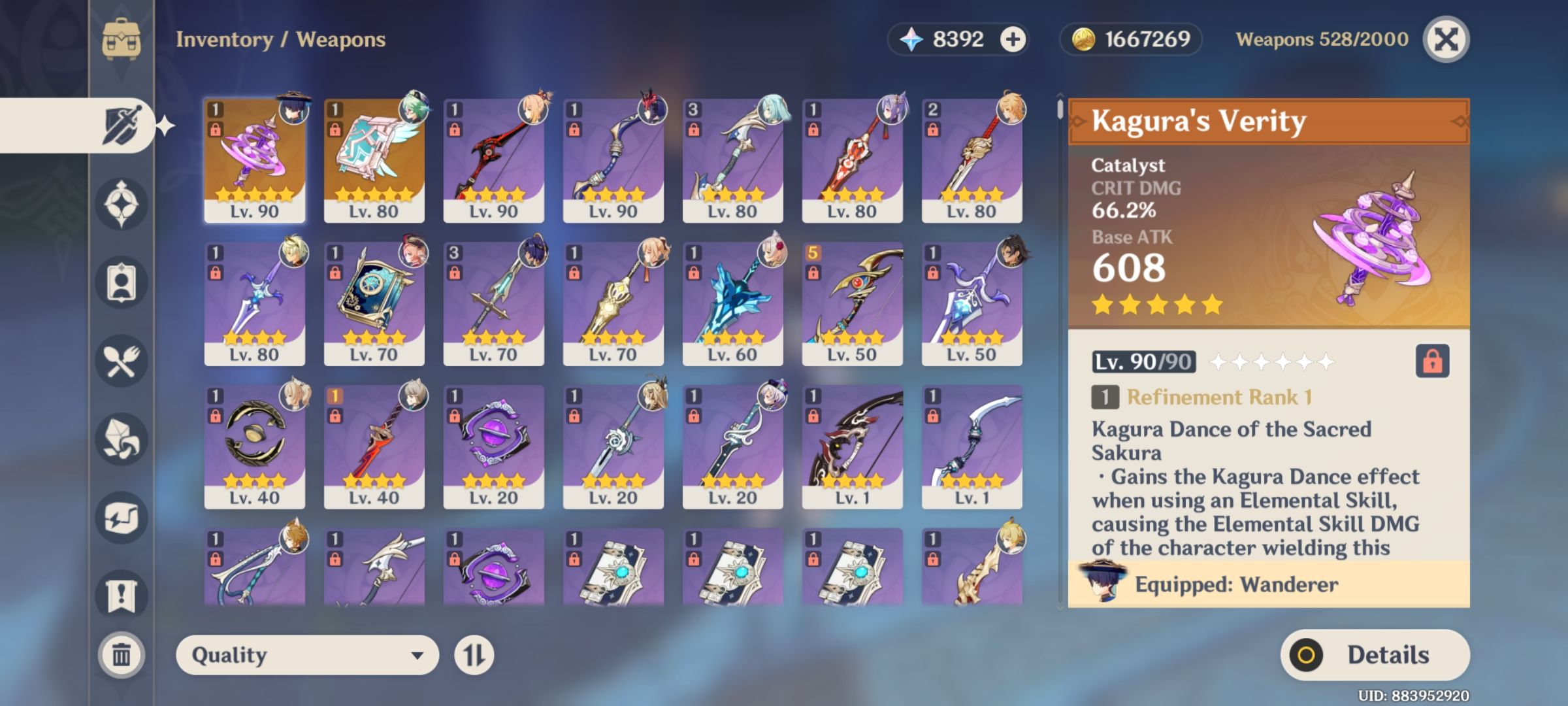 Day (13) saving for Lady Furina(Focalors) Genshin Impact | HoYoLAB