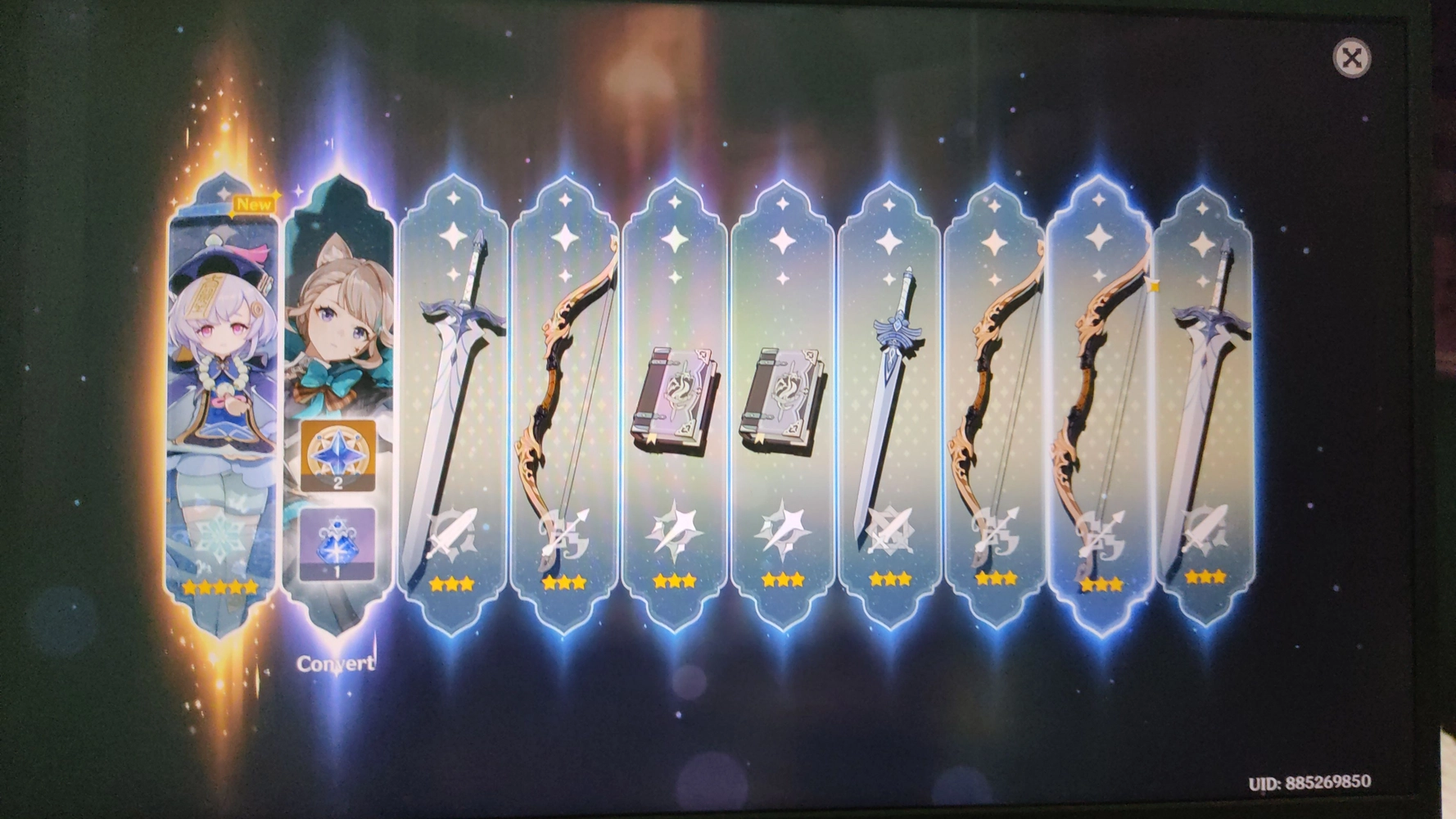 My Yelan pull.... Got her at 83 pity right after Qiqi.... Is this ...