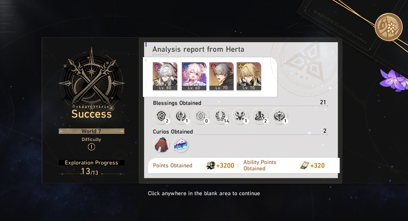 Finally beat Simulated Universe World 7! Honkai: Star Rail | HoYoLAB