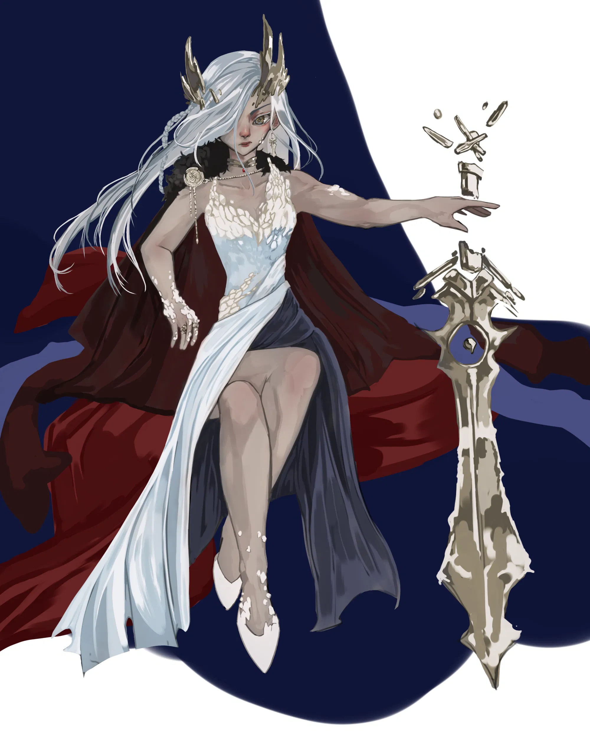 Tsaritsa design because someone else did it and I'm unoriginal Genshin ...