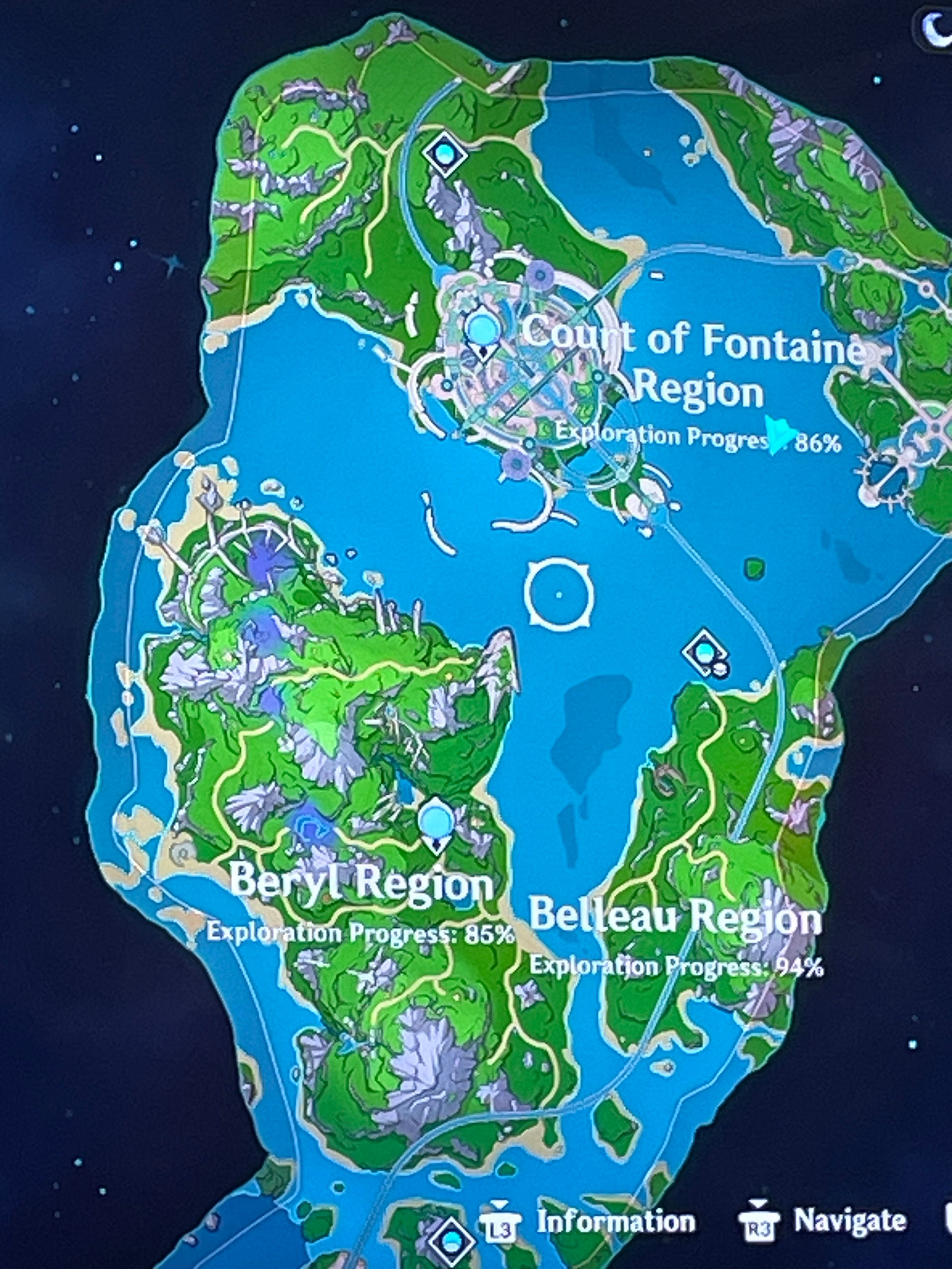 I've almost finished the exploration of fontaine :3 Genshin Impact ...