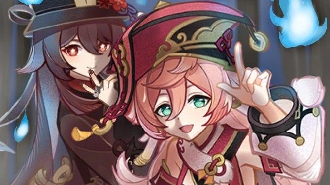 Hu tao + Yanfei tcg card ! Genshin Impact | HoYoLAB