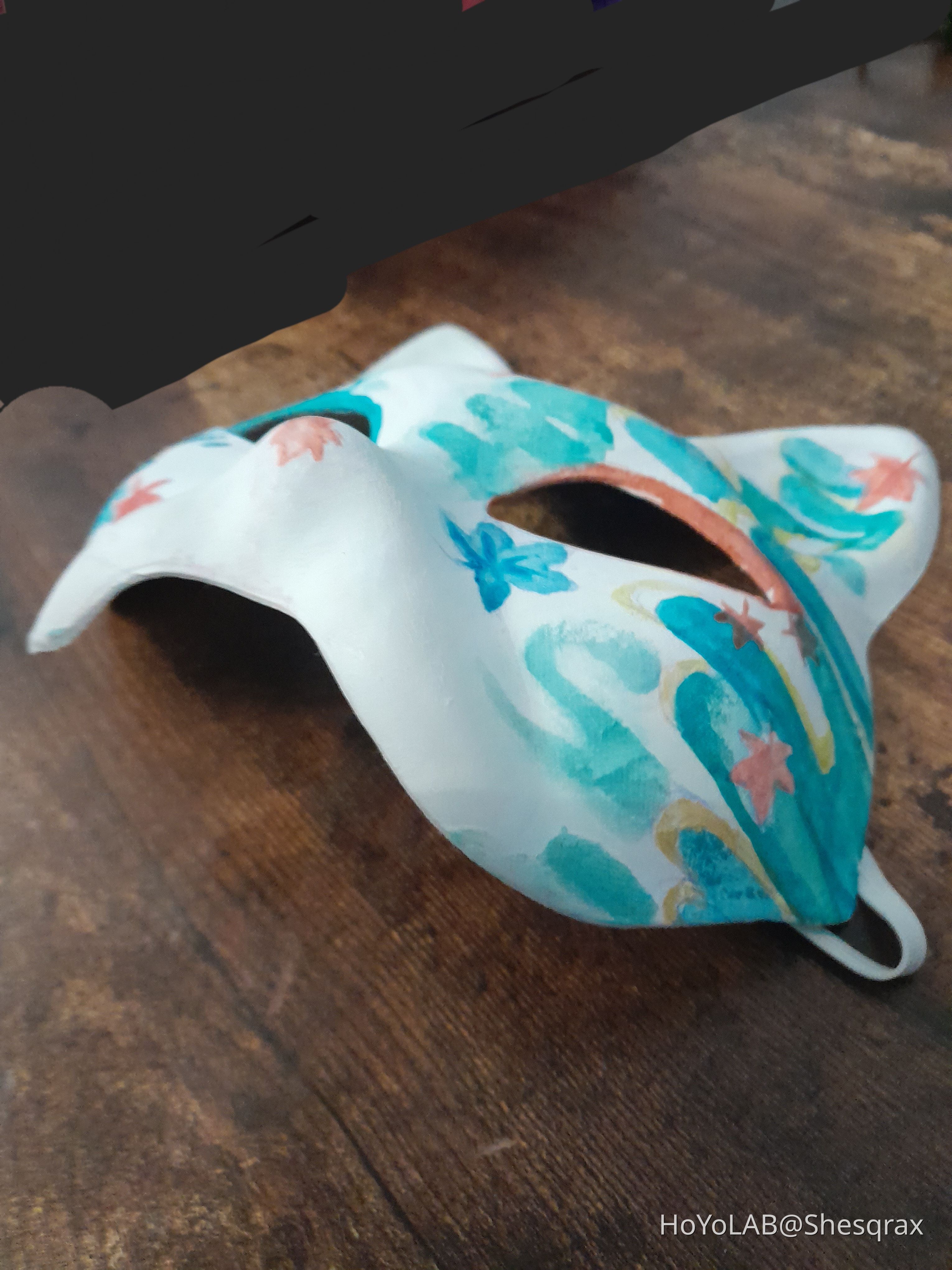 Kazuha-inspired Kitsune Mask! Genshin Impact | HoYoLAB