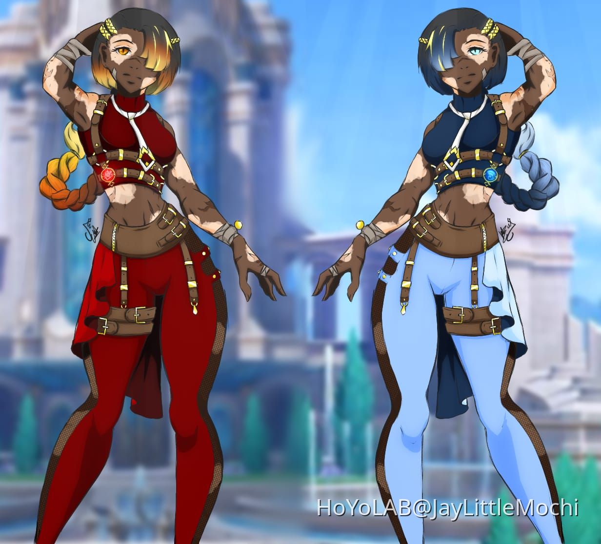 Romilly Hydro and Pyro (OC) Genshin Impact | HoYoLAB