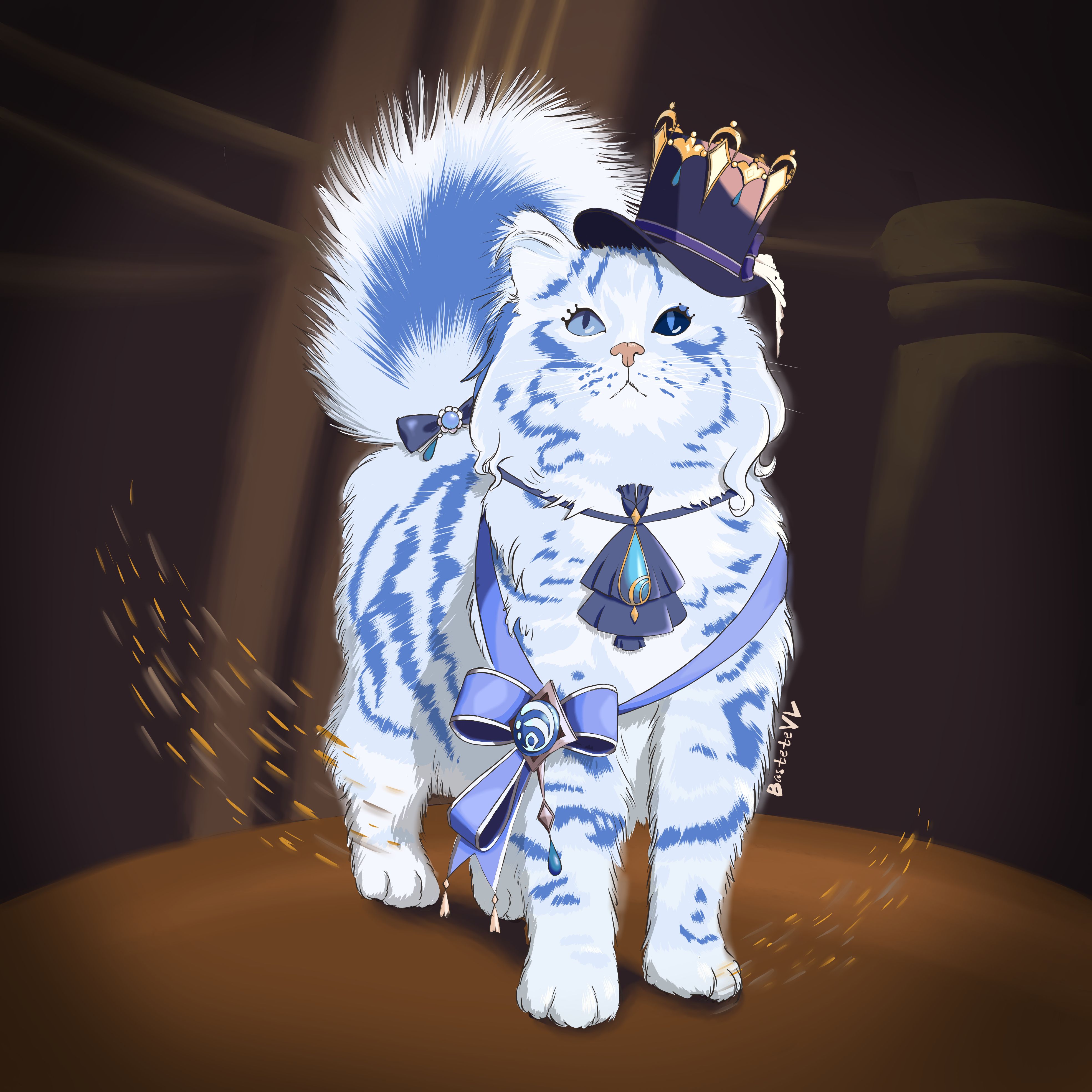 Furina cat on the stage! Genshin Impact | HoYoLAB