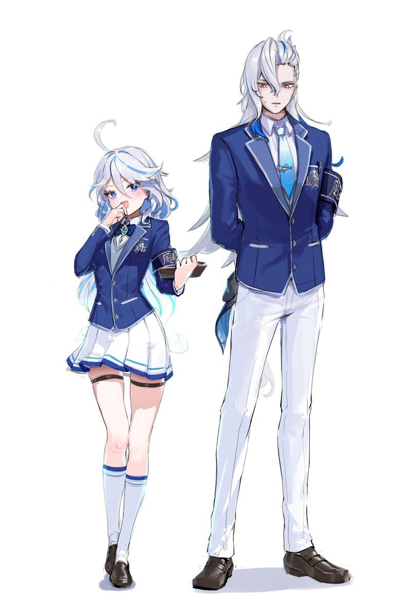 outfit school in Fontaine Genshin Impact | HoYoLAB
