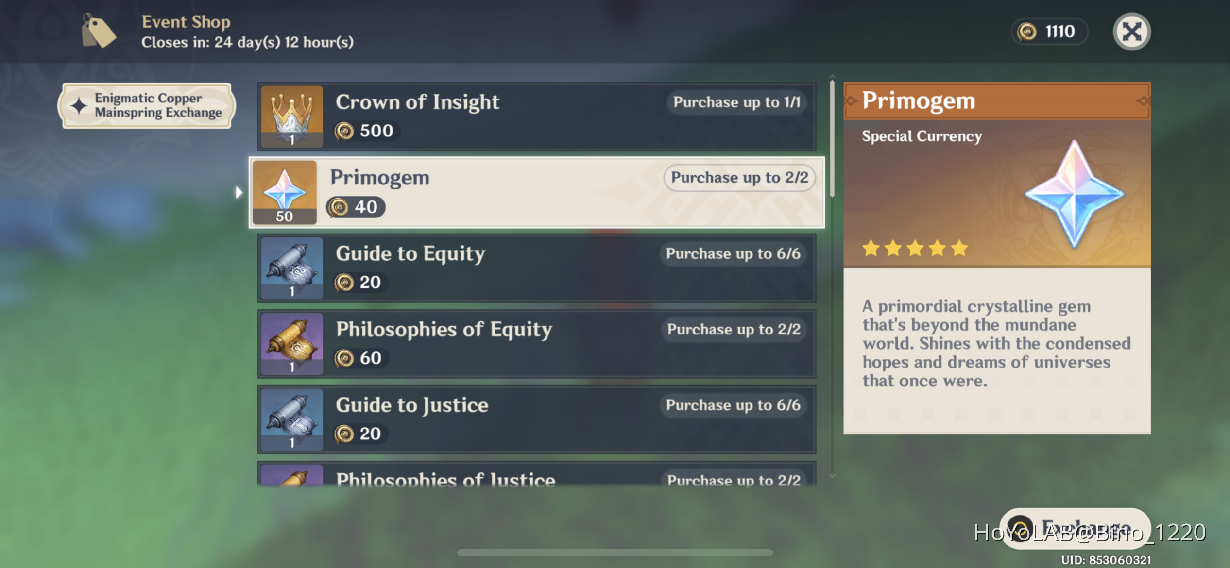 We can buy primogems!!???!!!!!!?! Genshin Impact | HoYoLAB