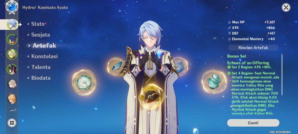 Take a look closely at the stats Genshin Impact | HoYoLAB