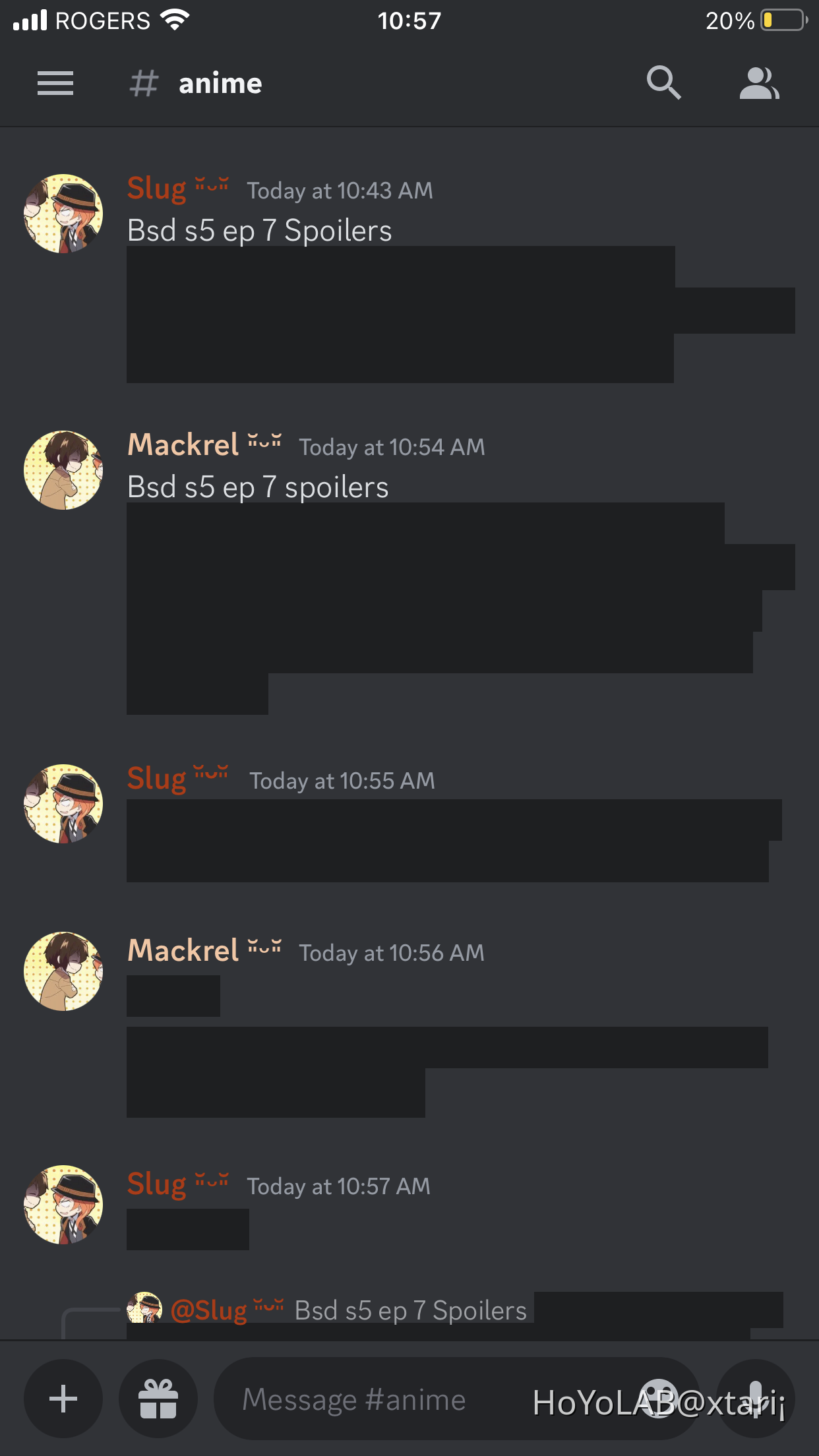 What the anime chat looks like every Wednesday 😂 | HoYoLAB