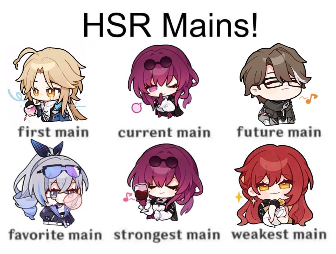My current HSR mains 😏 Honkai: Star Rail | HoYoLAB