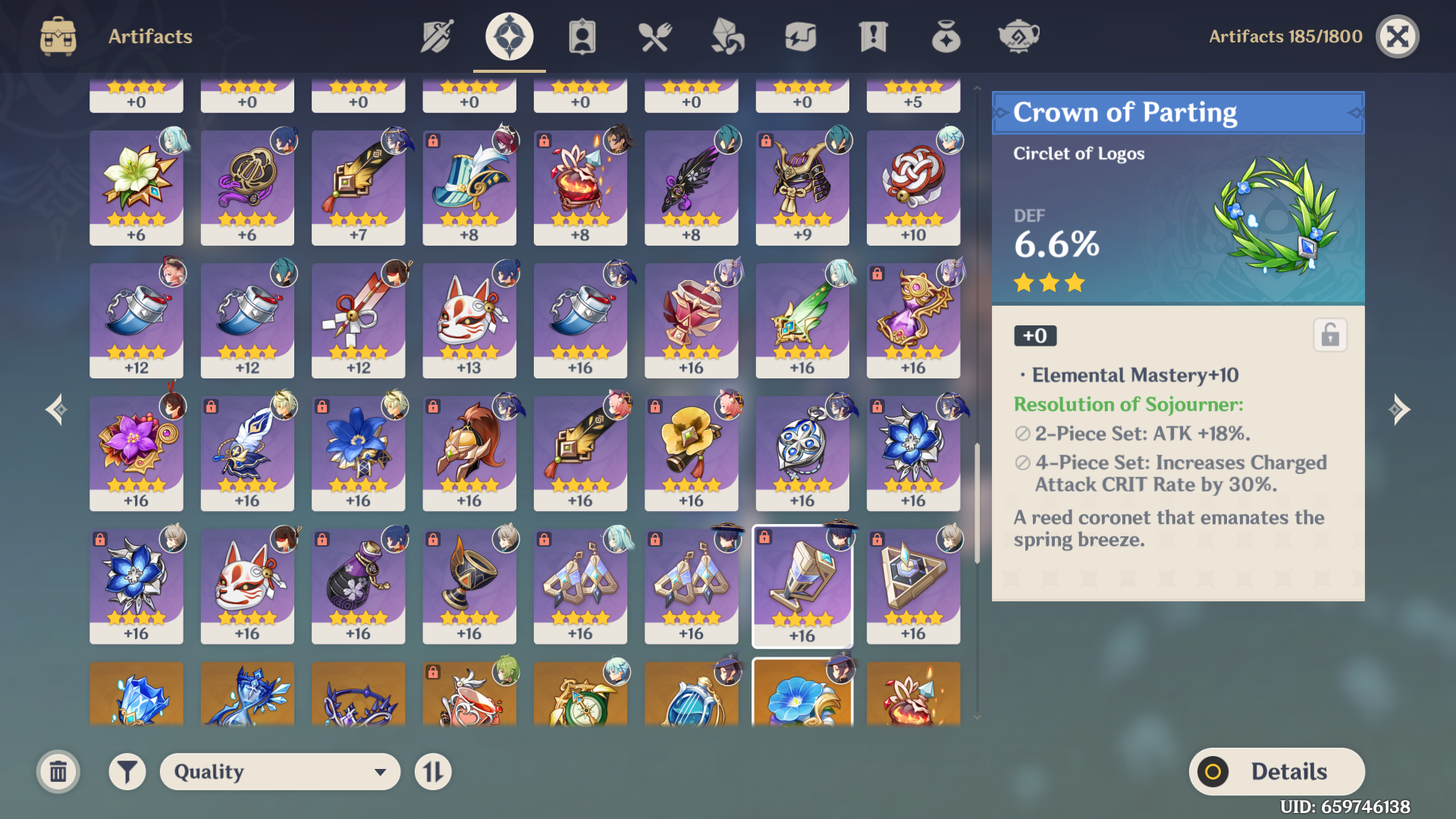 I barely have any artifact... Genshin Impact | HoYoLAB