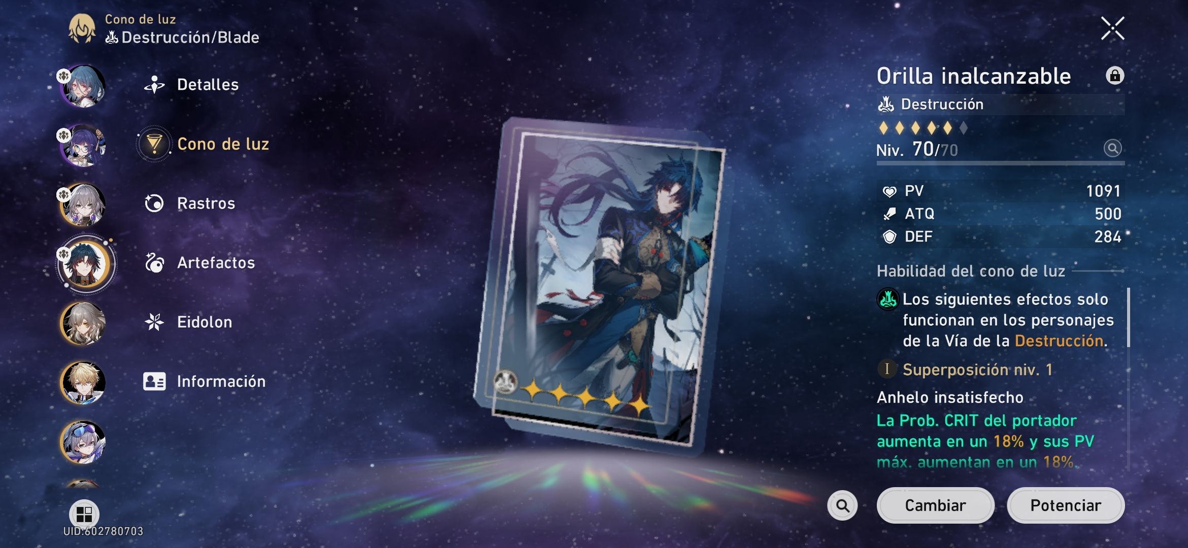 Necesito créditos usen a mi blade pega duro y lindo :) Honkai: Star ...