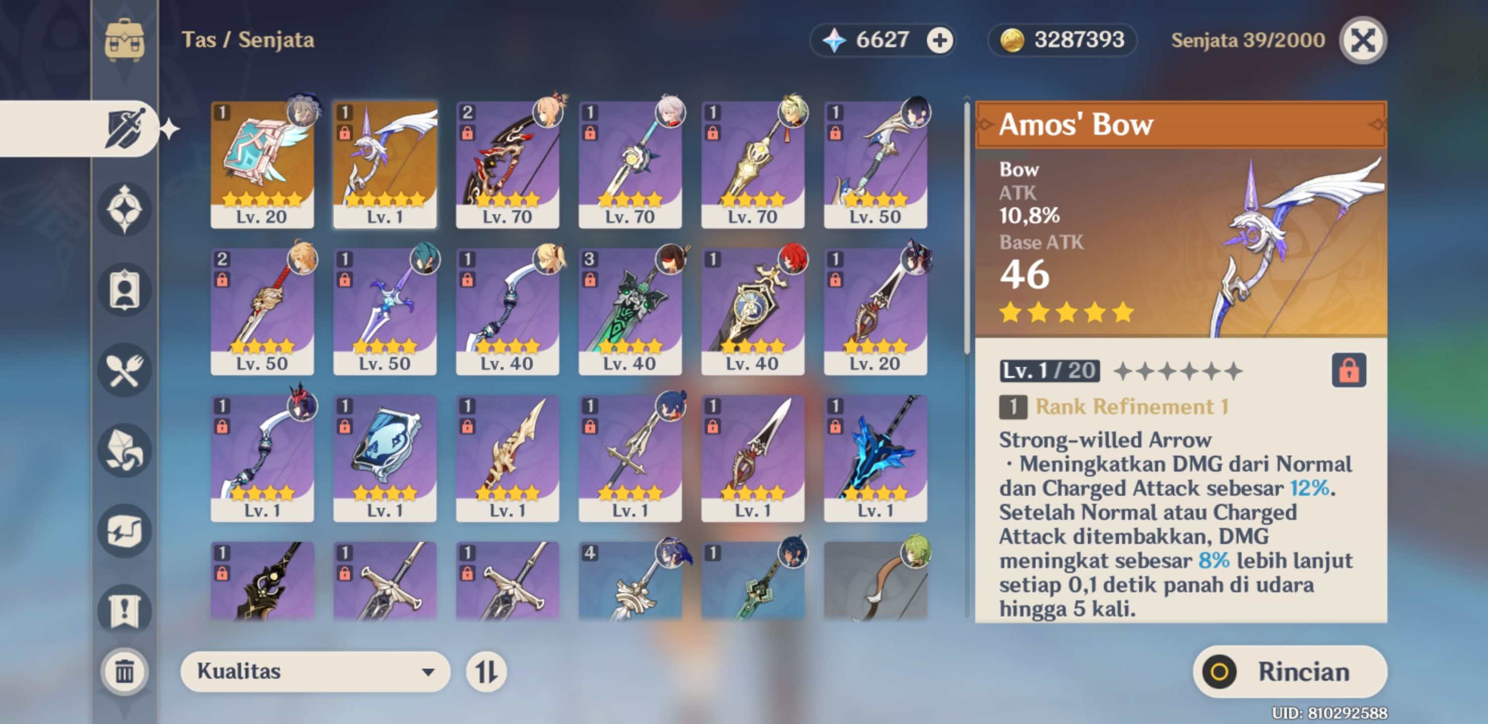 amos bow cocok buat siapa? Genshin Impact | HoYoLAB