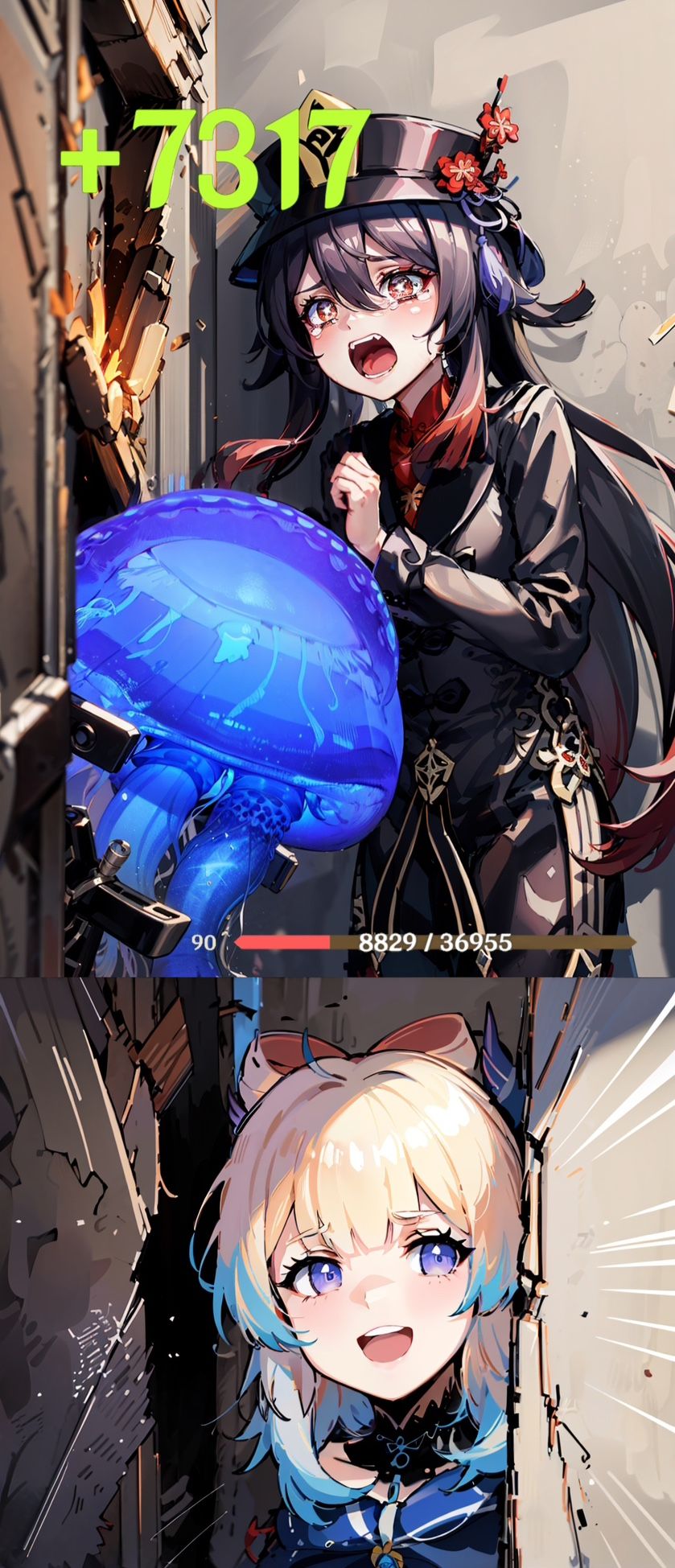 Hu Tao and Kokomi Genshin Impact | HoYoLAB