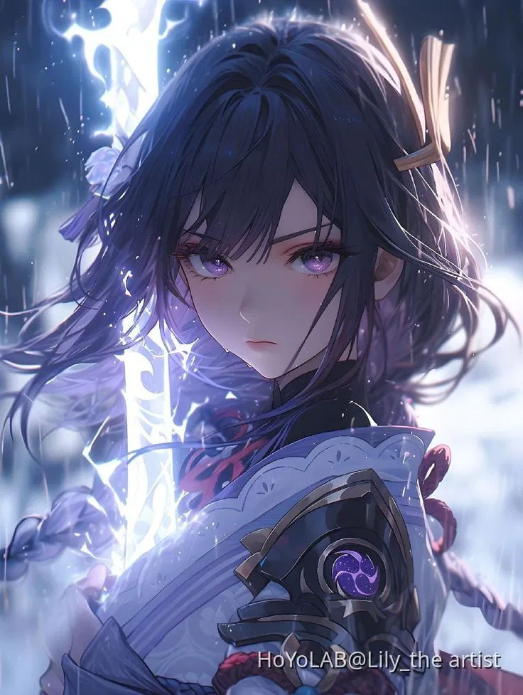 raiden ai art Genshin Impact | HoYoLAB