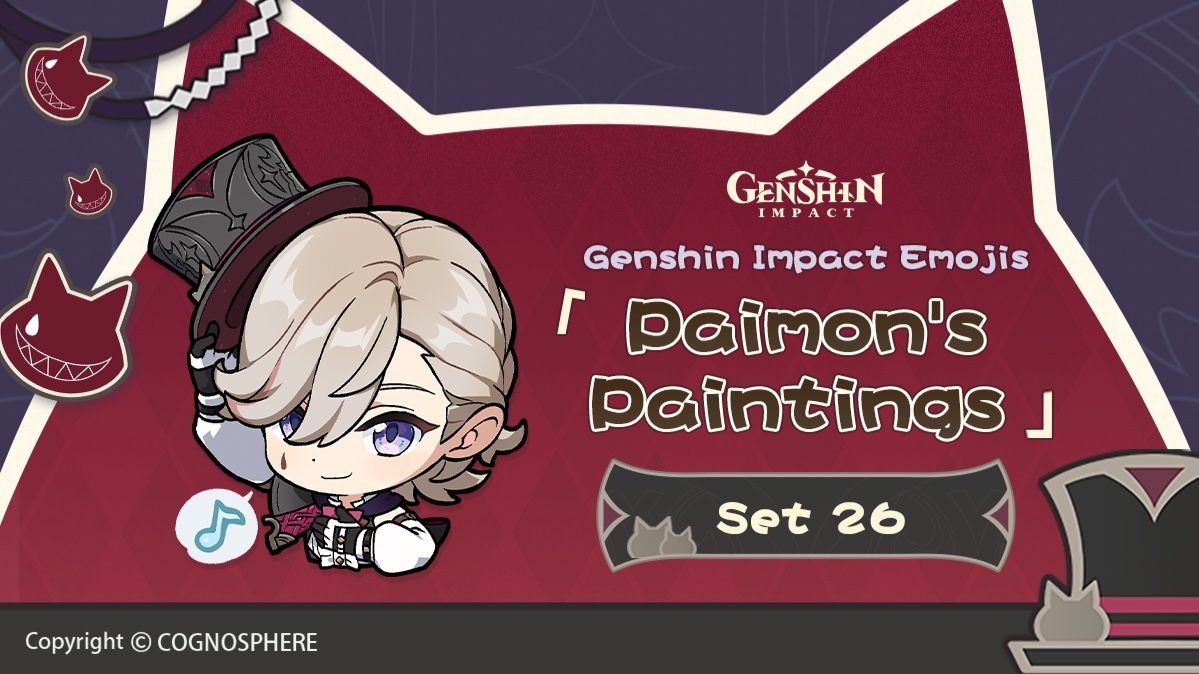 Paimon Painting Telegram Stickers - Set 26 Genshin Impact | HoYoLAB