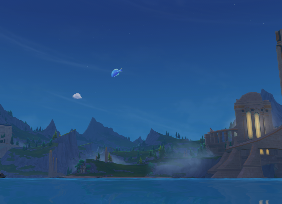 Wild Flying Fish spotted in Fountaine! Genshin Impact | HoYoLAB