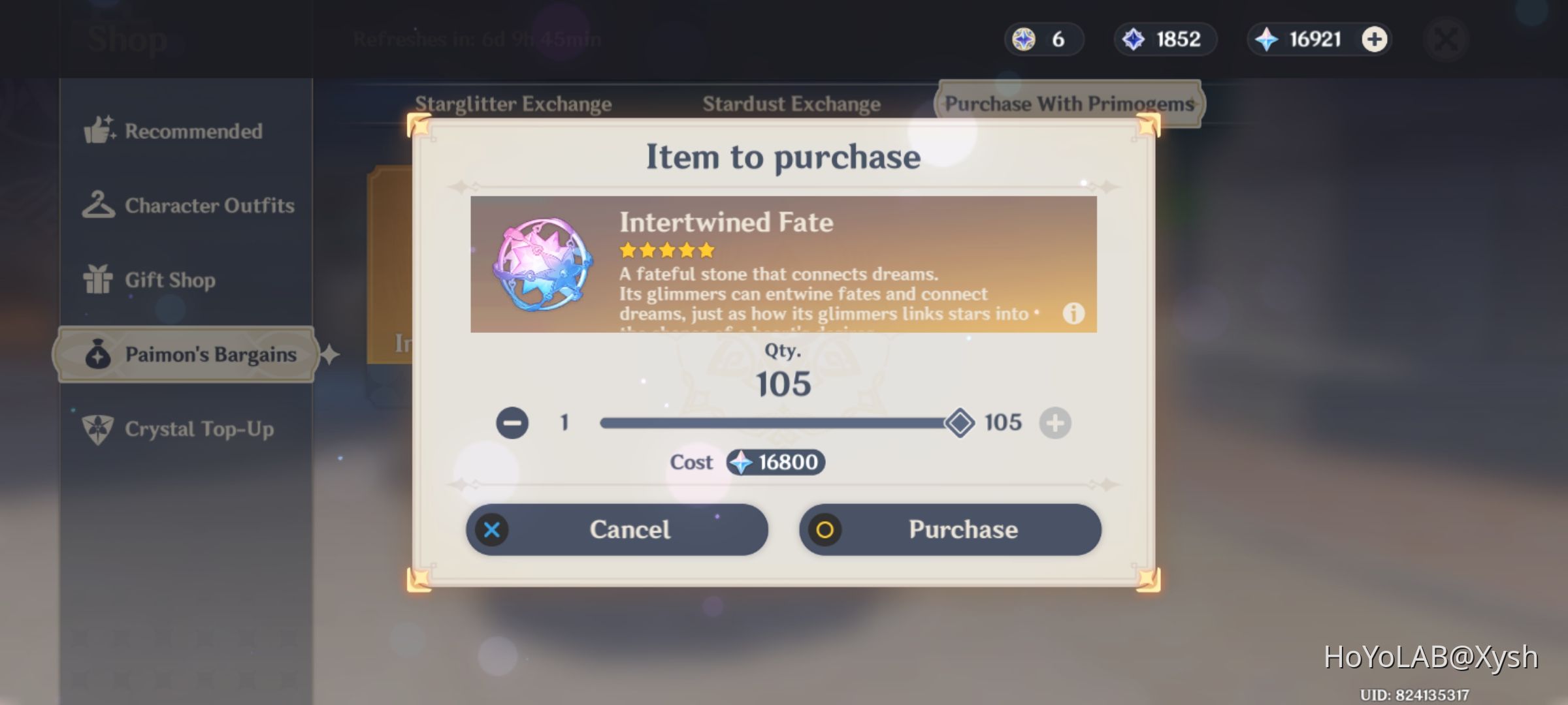 current primogems savings (f2p) Genshin Impact | HoYoLAB