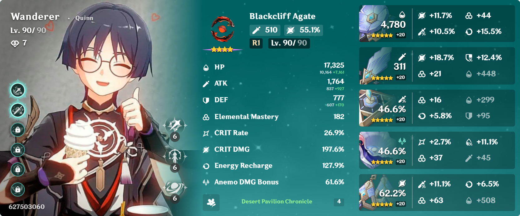 Here are his new artifacts! How are they looking? He gets the cryo and ...