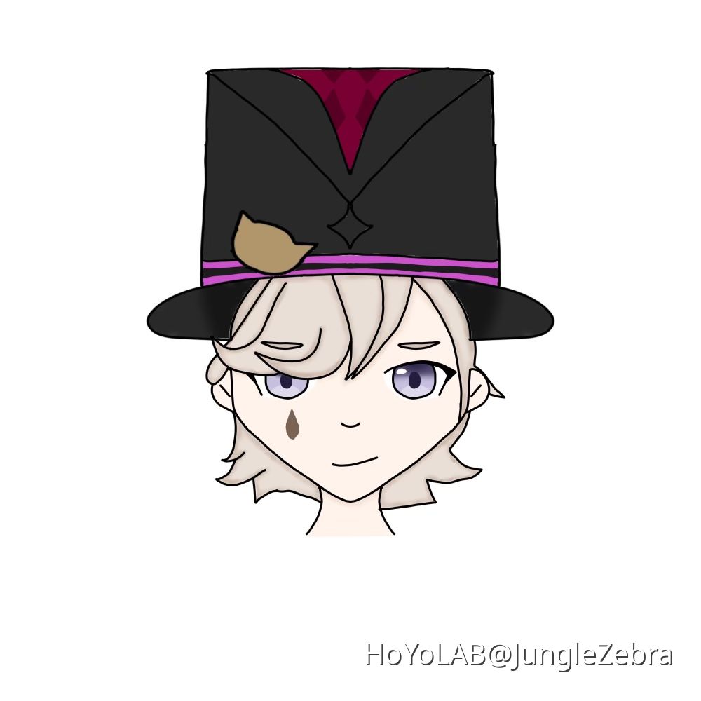 Lyney drawing I made Genshin Impact | HoYoLAB