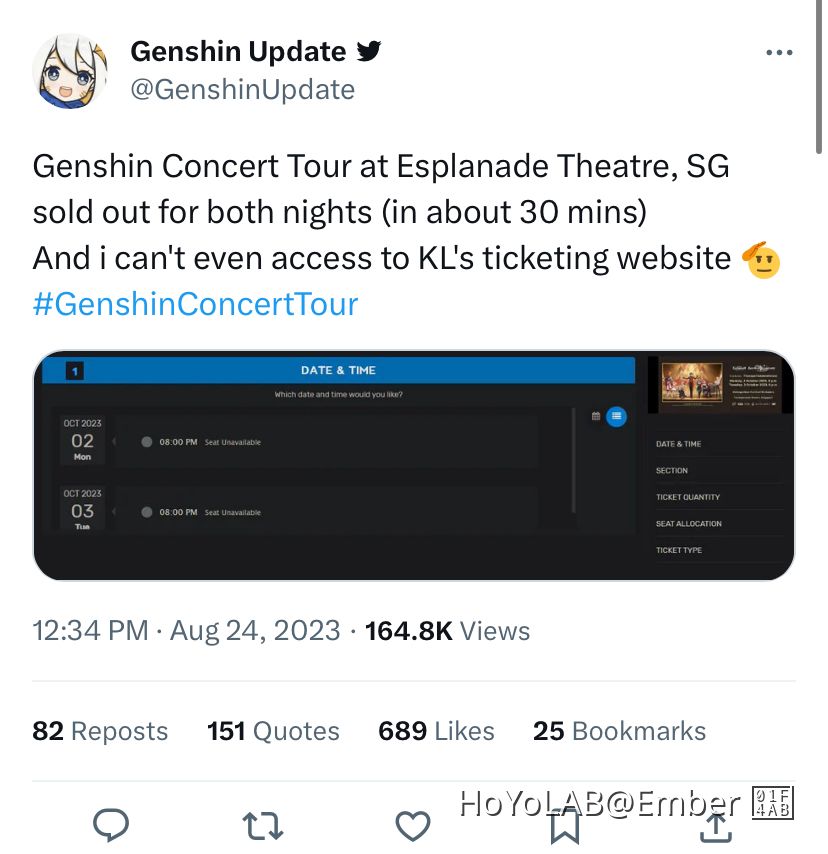 Genshin Concert 2023 Tickets 🎟️🎟️🎟️🎶 Genshin Impact | HoYoLAB