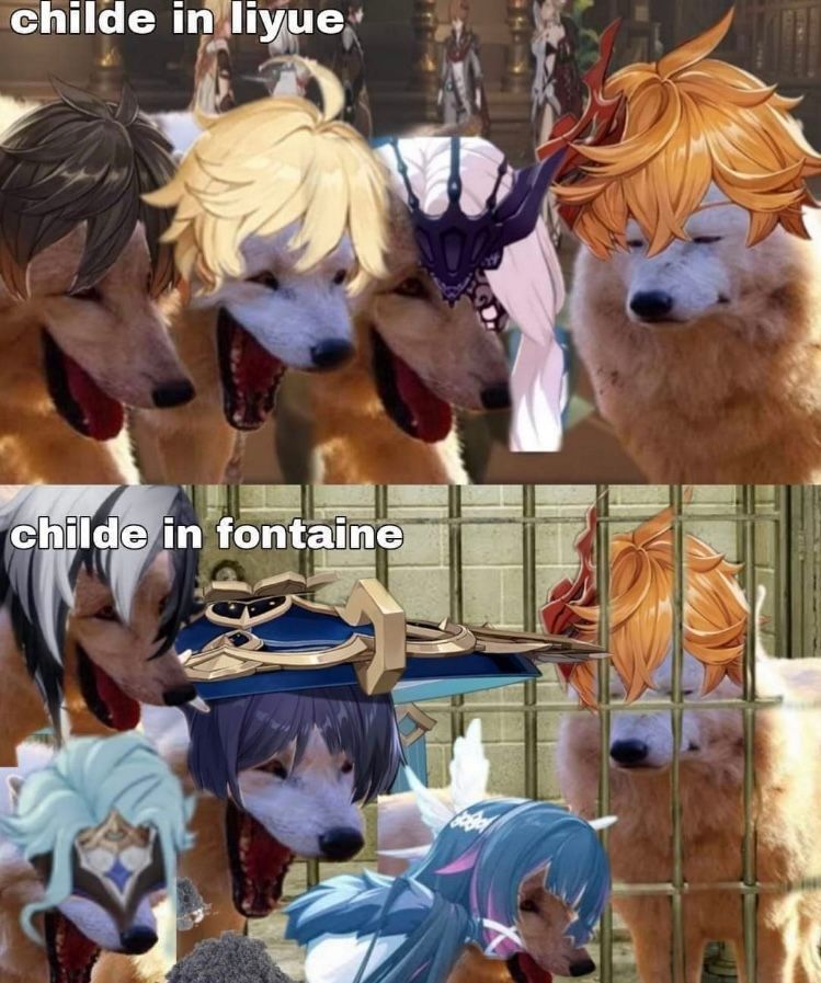 Fontaine meme dump because I want the profile things Genshin Impact ...