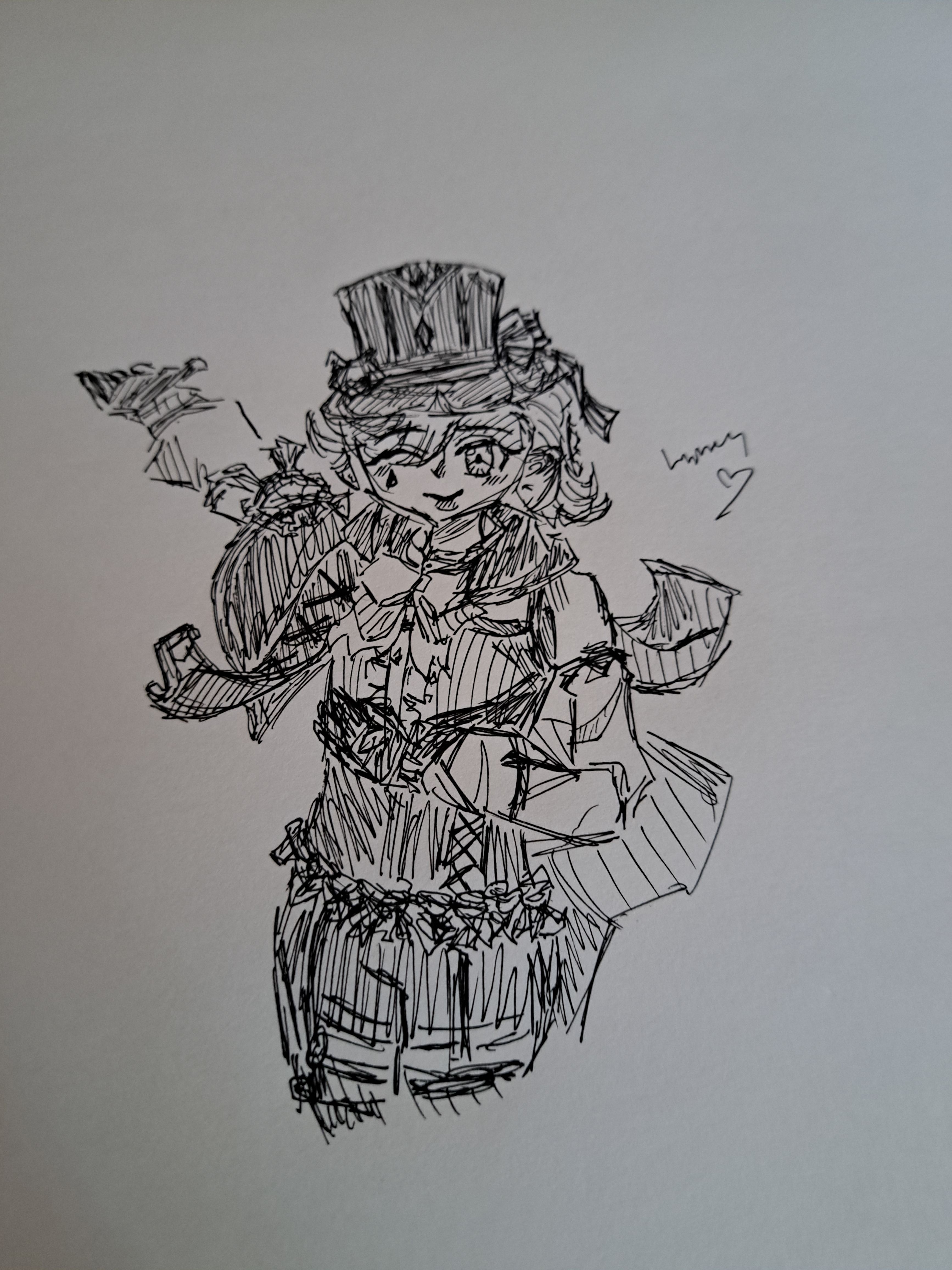 lyney drawing part 2!!! Genshin Impact | HoYoLAB