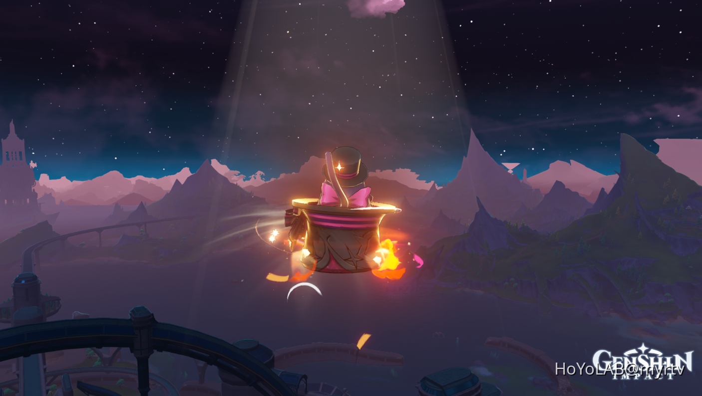 Lyneys burst changes the sky color Genshin Impact | HoYoLAB