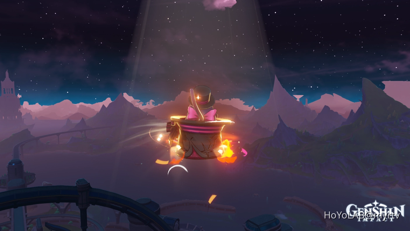 Lyneys burst changes the sky color Genshin Impact | HoYoLAB