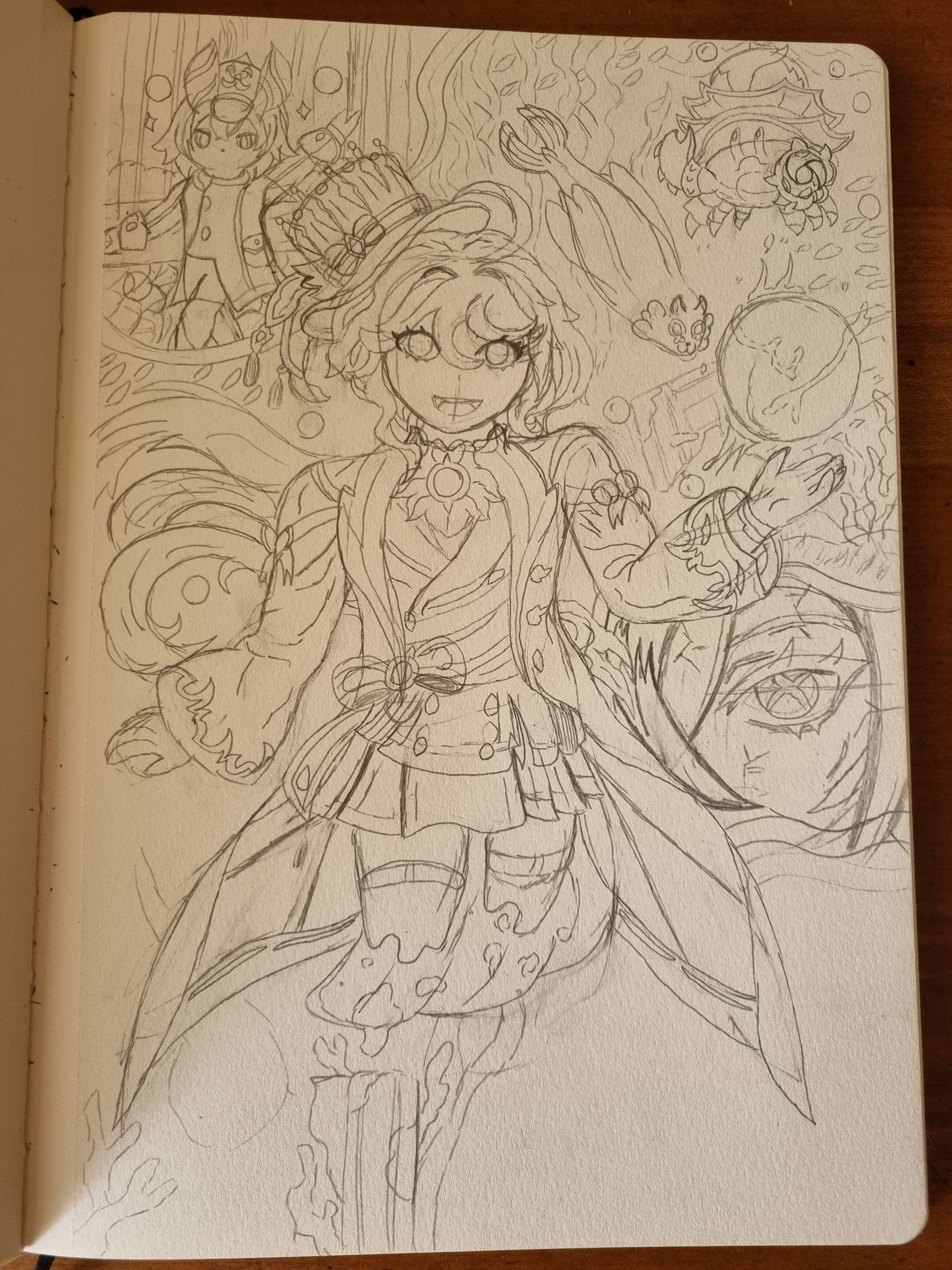 Stage 1 of Focalors artwork Genshin Impact | HoYoLAB