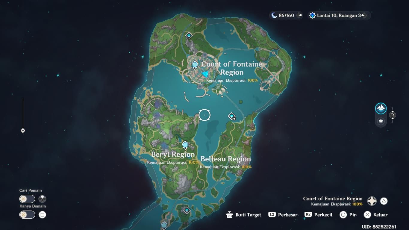 At Last Fontaine Region Map 100% Exploration Part 1 Genshin Impact ...