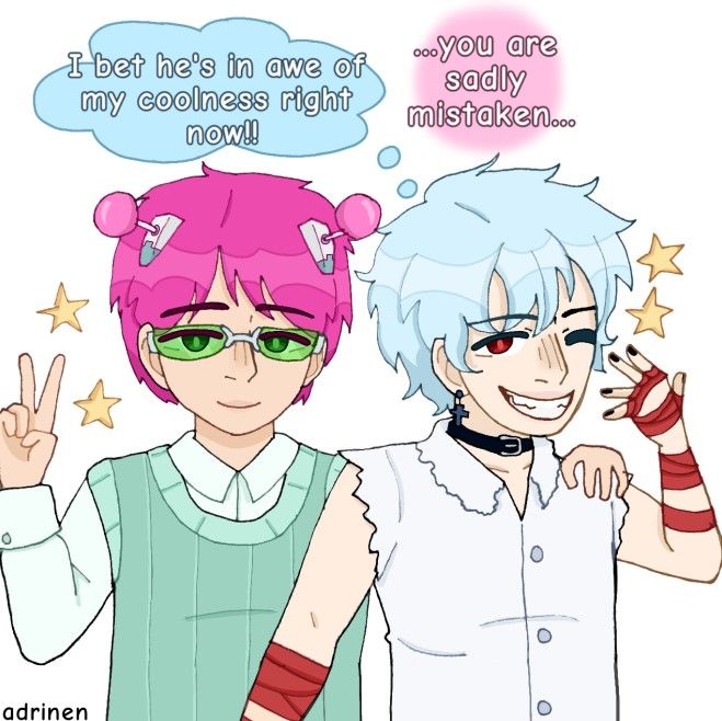saiki and kaidou silly (and kaidou headcanons) | HoYoLAB