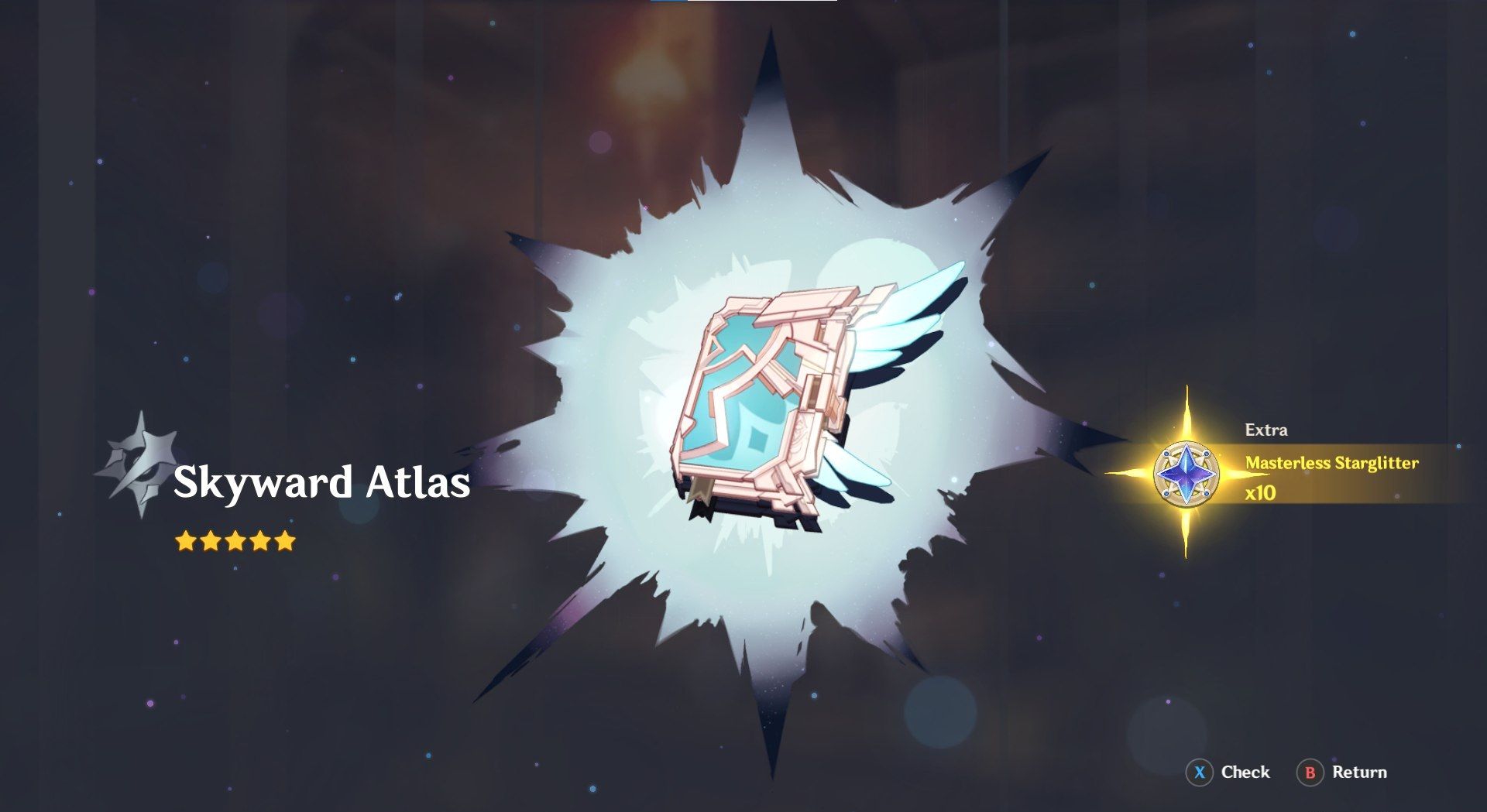 My first 5 star weapon!! (from the permanent banner) Genshin Impact | HoYoLAB