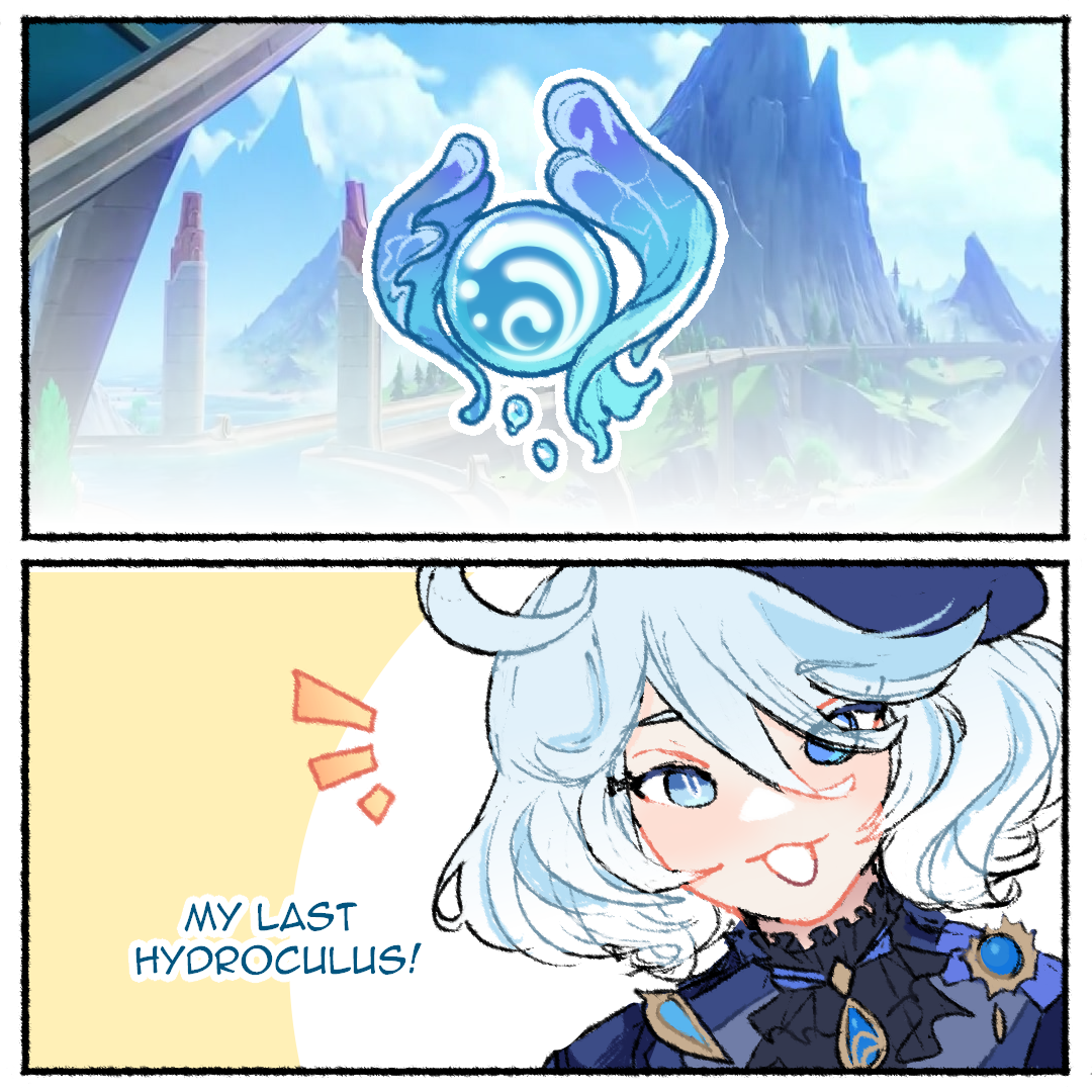 [COMIC] The last hydroculus at Gamescom Genshin Impact | HoYoLAB