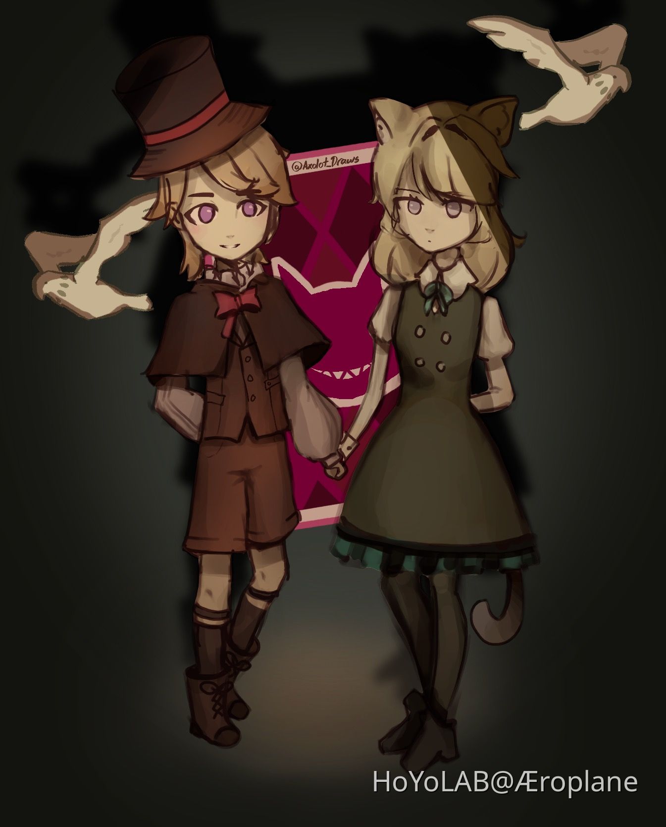 Lyney and Lynette as kids fanart :D Genshin Impact | HoYoLAB