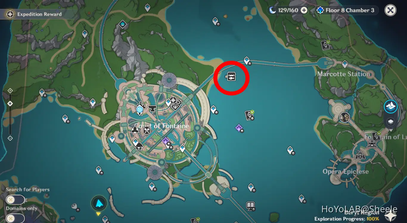 where are fish located