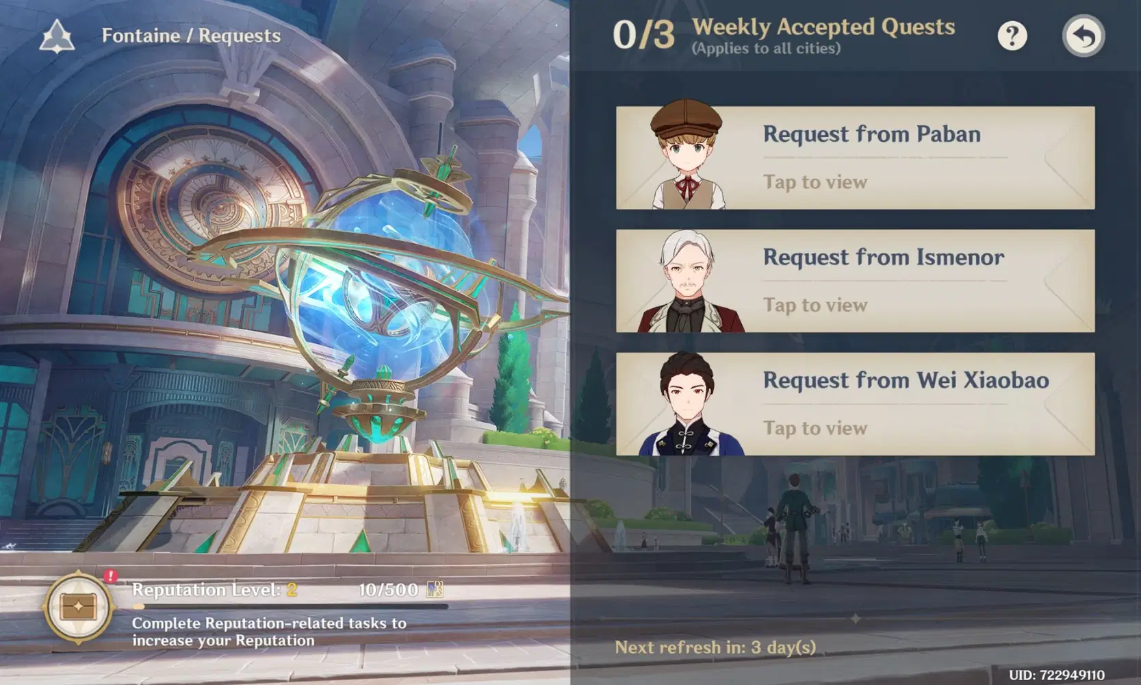 Finally unlocked the reputation of Fontaine☔☔💧 Genshin Impact | HoYoLAB