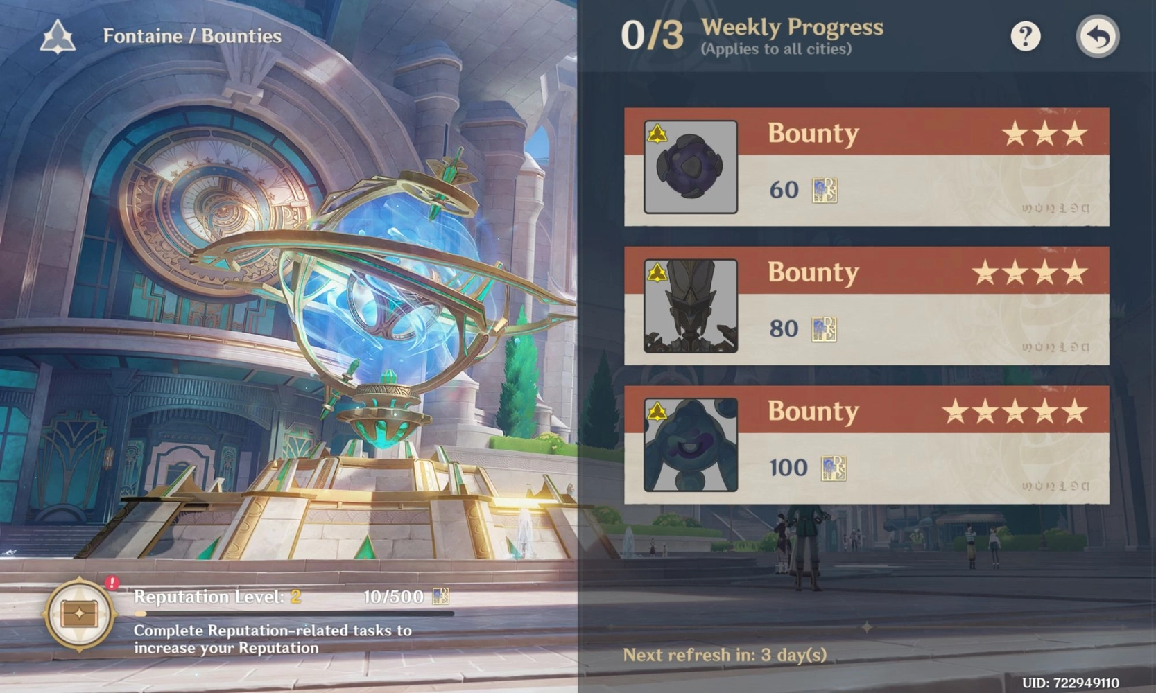 Finally unlocked the reputation of Fontaine☔☔💧 Genshin Impact | HoYoLAB