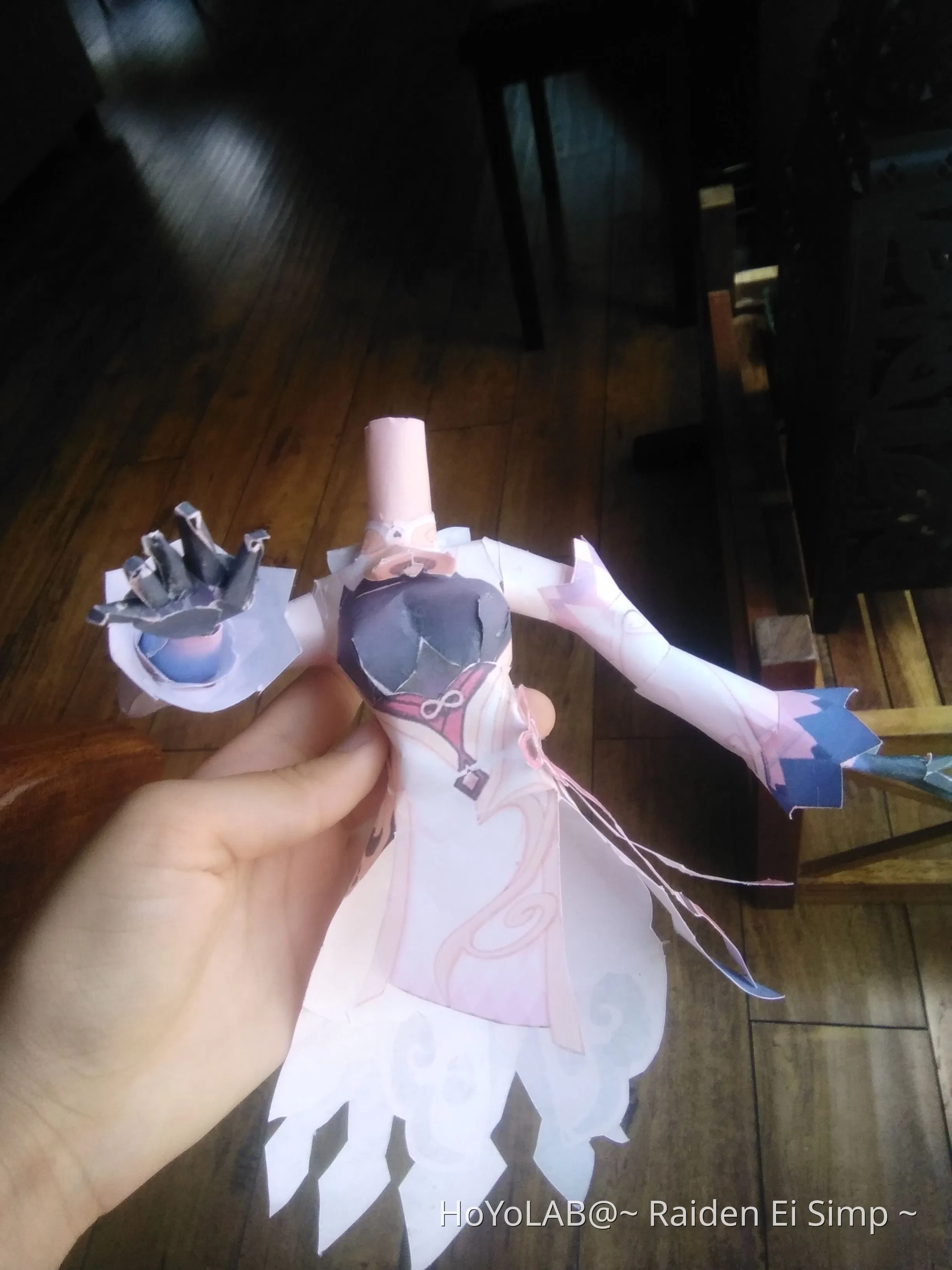 Ganyu Papercraft but it's PINK ?!?! Genshin Impact | HoYoLAB