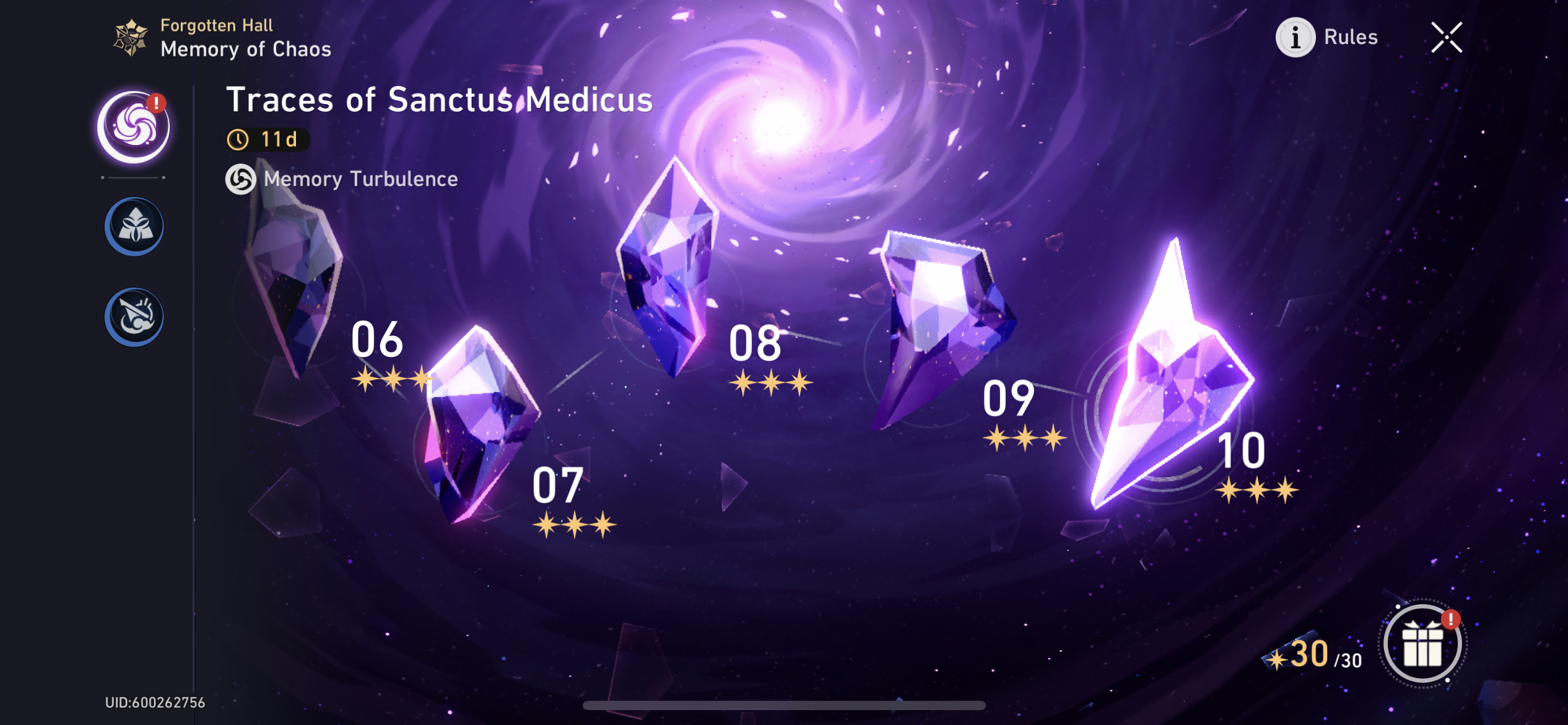 Cleared MOC 10 Full Stars for the First Time Yesterday! Honkai: Star ...