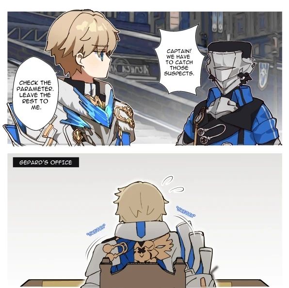 Praise for gepard for his hardworking wanted paper Honkai: Star Rail ...