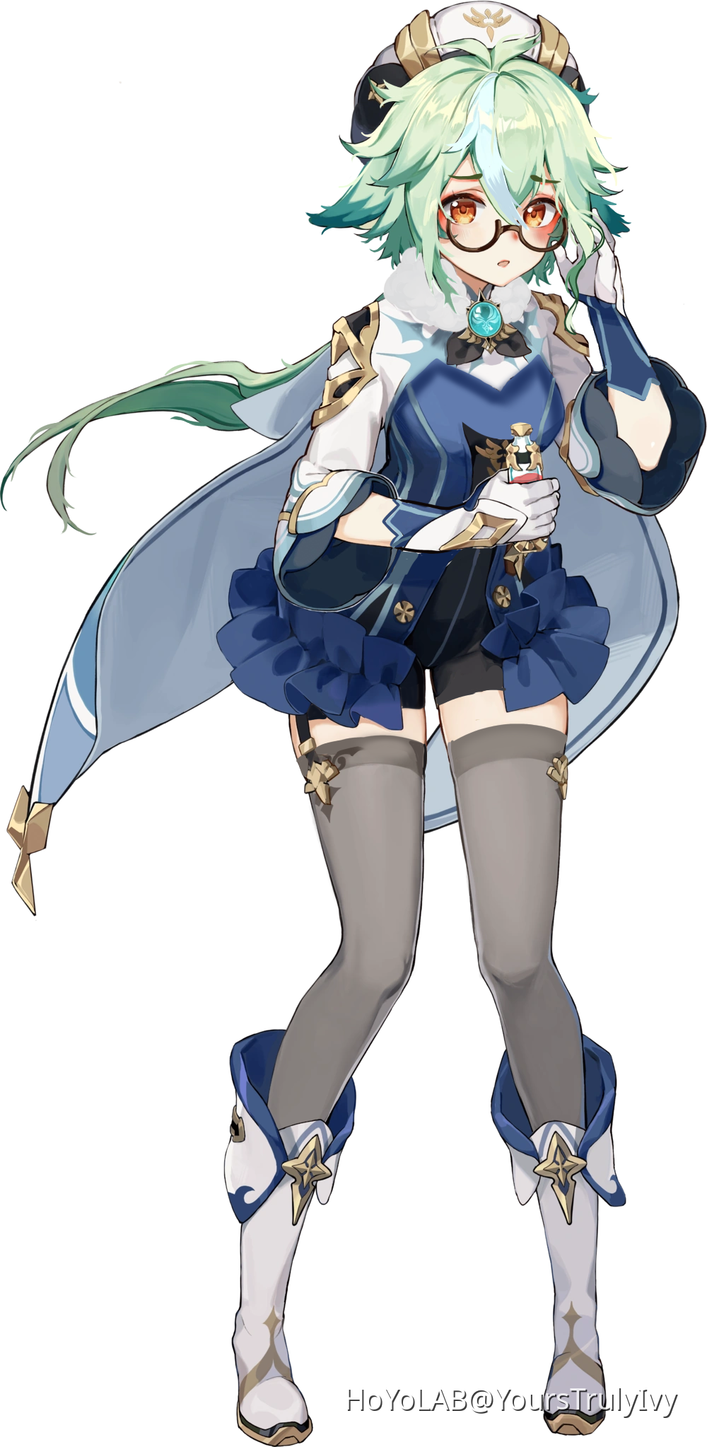 Sucrose dragonspine outfit idk + fluffy a$$ hair Genshin Impact | HoYoLAB