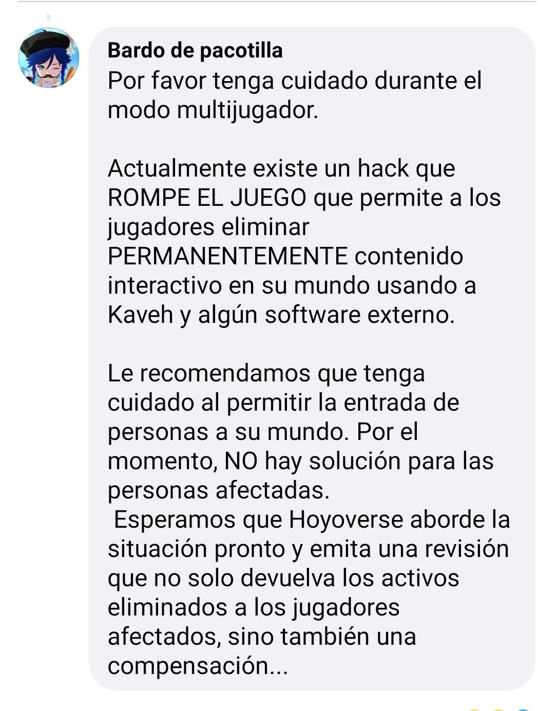 El bardo roba memes de Facebook informa: Genshin Impact | HoYoLAB