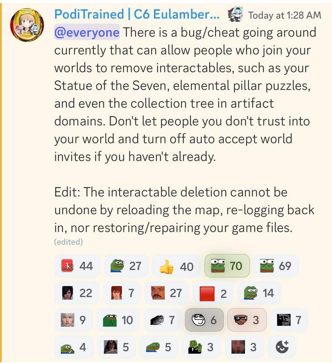COOP BUG/CHEAT Genshin Impact | HoYoLAB
