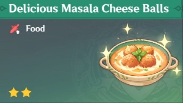 Masala Cheese Balls Genshin Impact | HoYoLAB