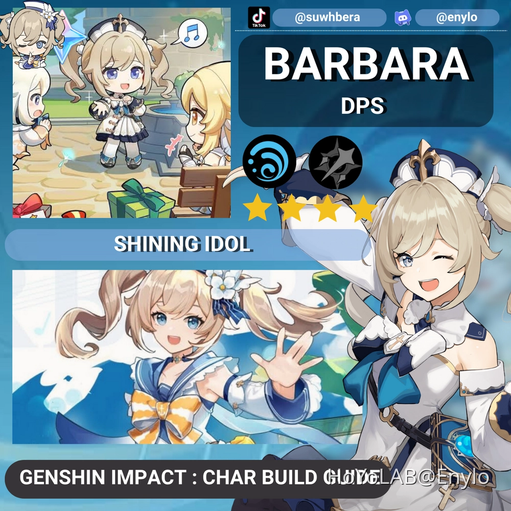 Barbara Character Build Guide : DPS Genshin Impact | HoYoLAB